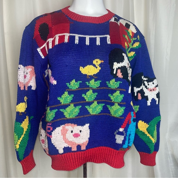berek | Sweaters | Berek Vintage Old Macdonalds Farm Sweater | Poshmark